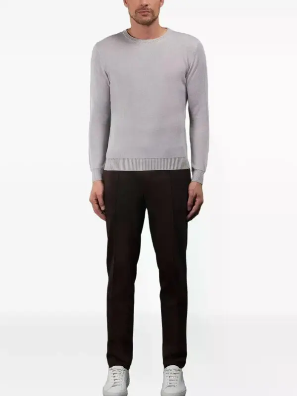 MOORER Orvieto Jacquard Knit Sweater