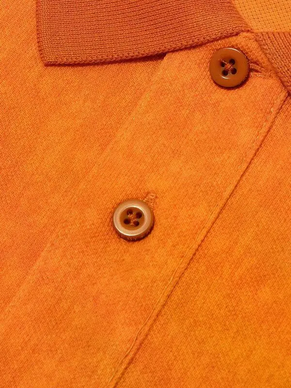 AAPE BY *A BATHING APE Buttoned Logo-patch Polo Shirt