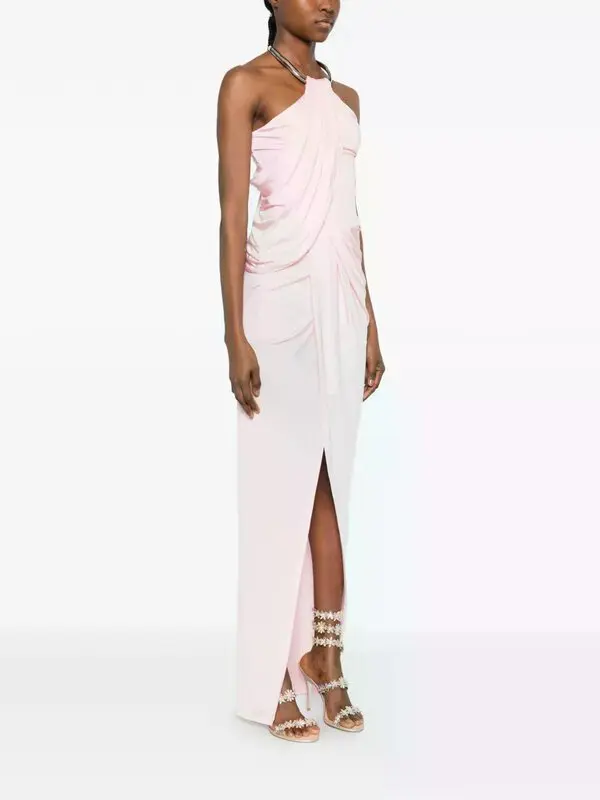 Amen Twisted Halter-neck Maxi Dress