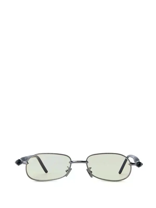 KUBORAUM P78 Geometric-frame Sunglasses - Grey