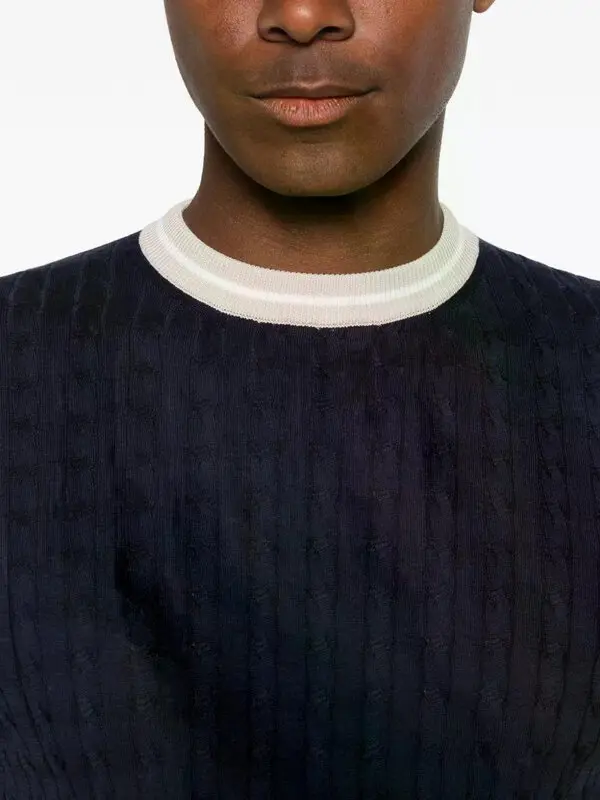 Eleventy Cable-knit T-shirt