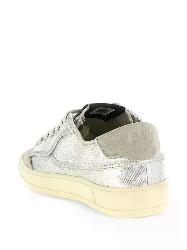 AUTRY Windscape Metallic Suede Lace Up Sneakers