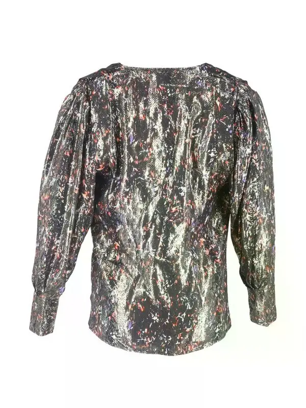 IRO PARIS Milana Printed Wrap Top