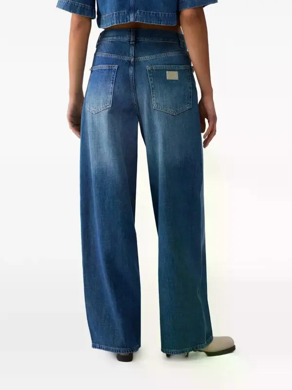 Liu Jo Flared Jeans With Bejewelled Appliqués