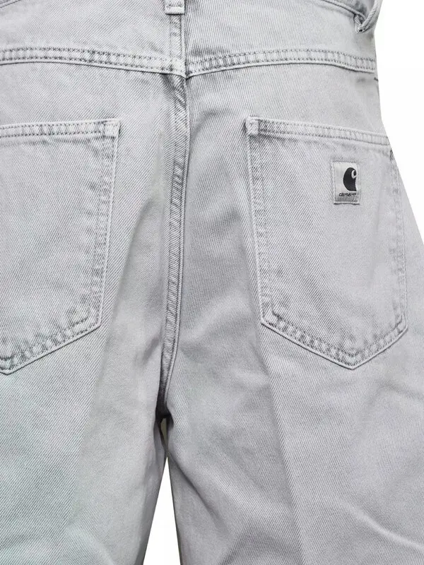 Carhartt Work In Progress Logo-patch Denim Shorts