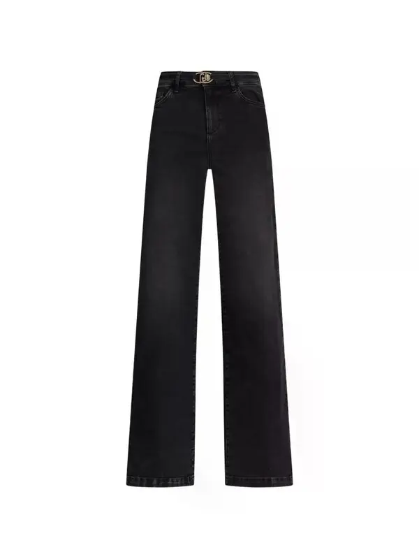 Liu Jo High Waist Flared Jeans - Black