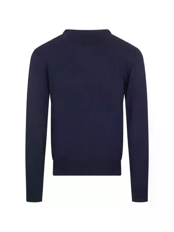 Fedeli Round Neck Sweater - Blue