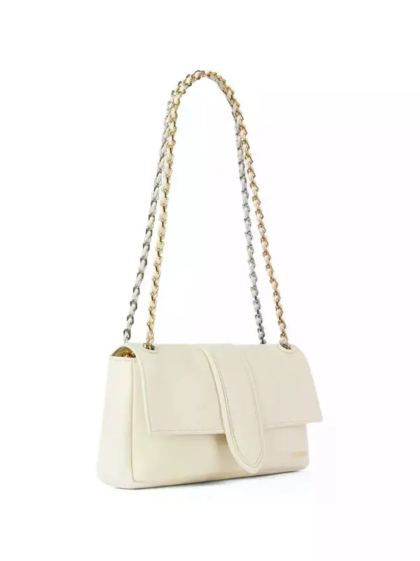 Jacquemus Le Bambino Chaîne Leather Shoulder Bag - Neutrals