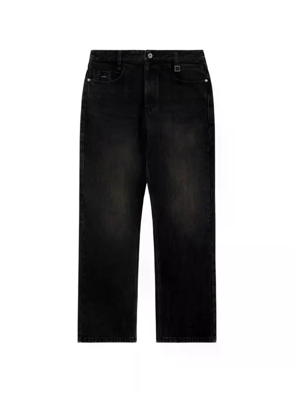 WOOYOUNGMI Washed Effect Jeans - Black
