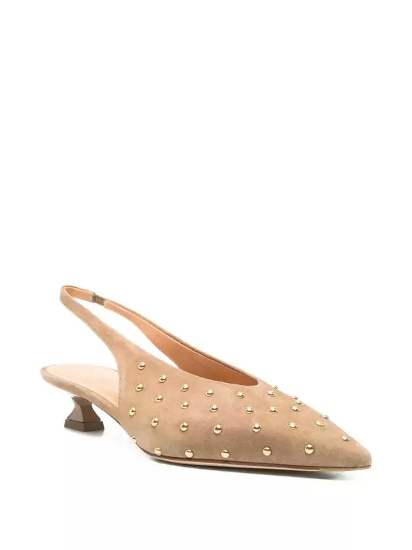 THE SELLER Studded Slingback Pumps