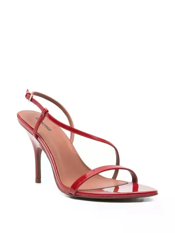 Lola Cruz Francesca Slingback Sandals - Red