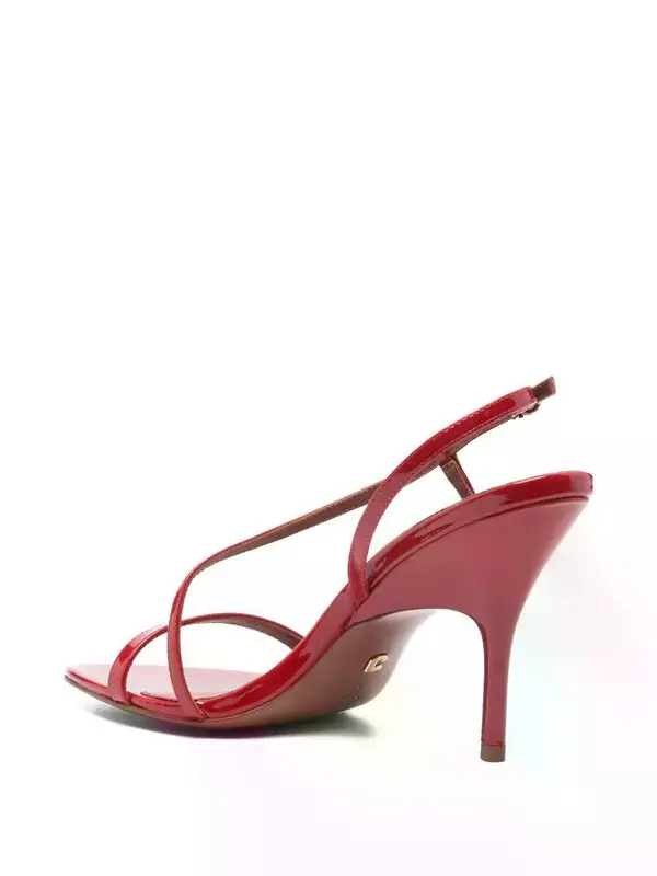 Lola Cruz Francesca Slingback Sandals - Red