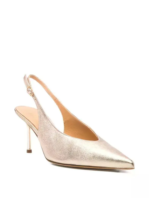 THE SELLER Pointed Slingback Pumps - Pink