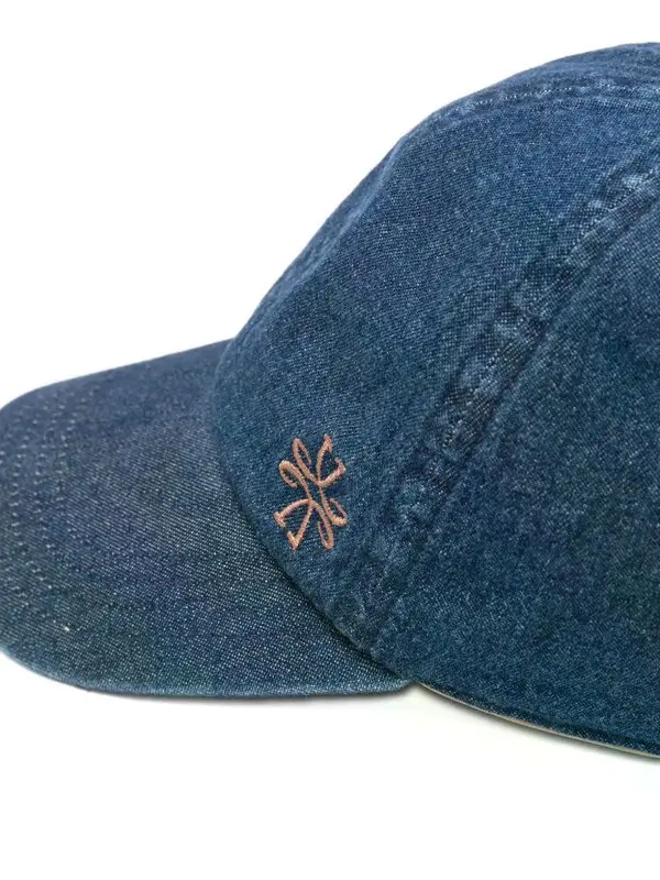 Jacob Cohen Embroidered Baseball Cap - Blue