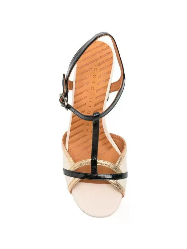 Chie Mihara T-strap Buckle Sandals - Neutrals