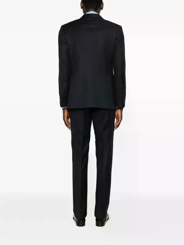 Tagliatore Notched-lapels Suit - Blue