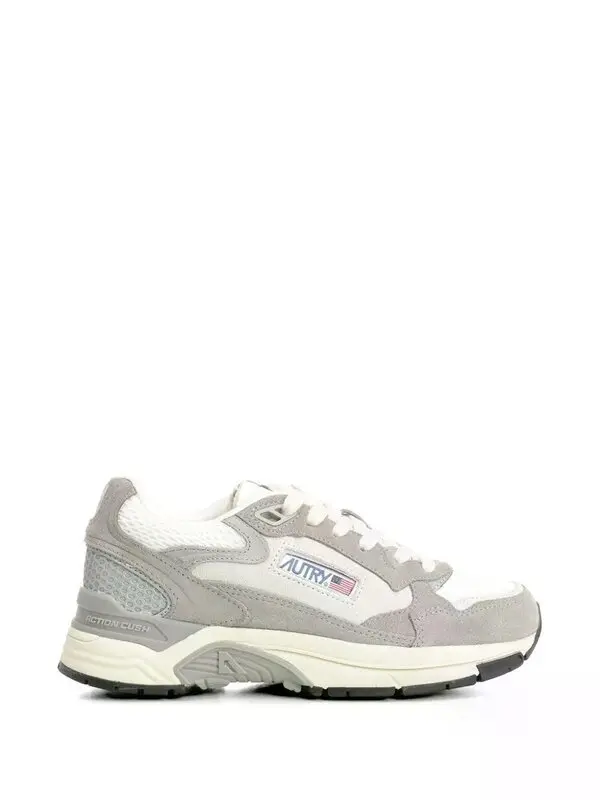 AUTRY Hyperway Suede Panelled Sneakers - Grey