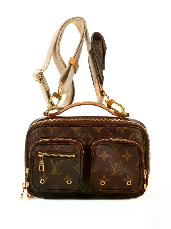 LOUIS VUITTON Monogram Canvas Crossbody Bag With Top Handle