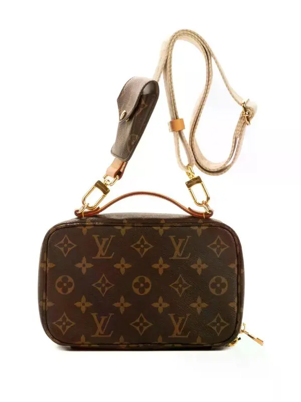 LOUIS VUITTON Monogram Canvas Crossbody Bag With Top Handle