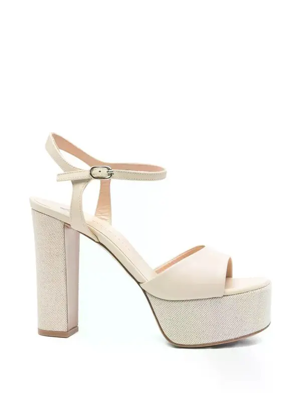 Roberto Festa Addis Platform Sandals - Neutrals