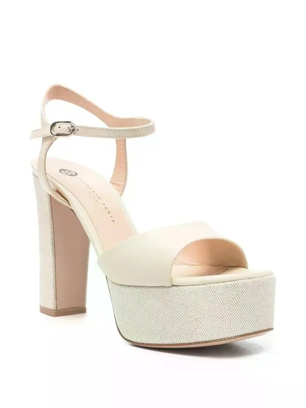 Roberto Festa Addis Platform Sandals - Neutrals