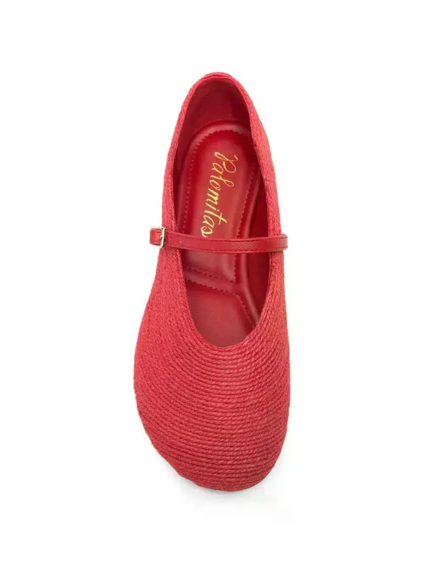 PALOMITAS BY PALOMA BARCELÒ Raffia Ballet Flats