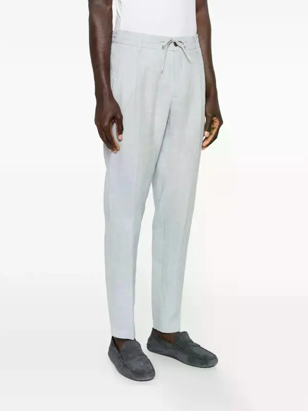 Eleventy Pleated Trousers - Blue