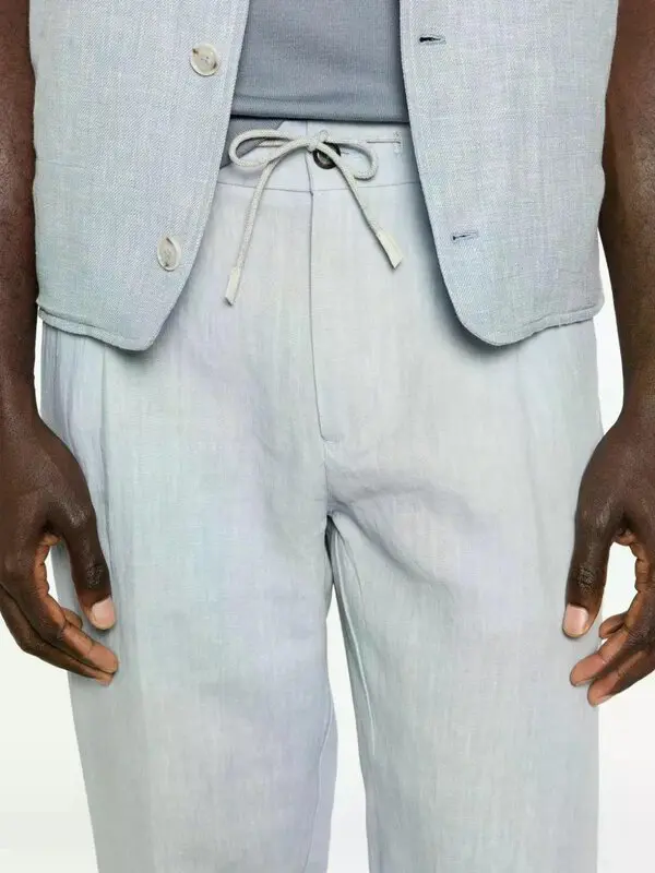 Eleventy Pleated Trousers - Blue