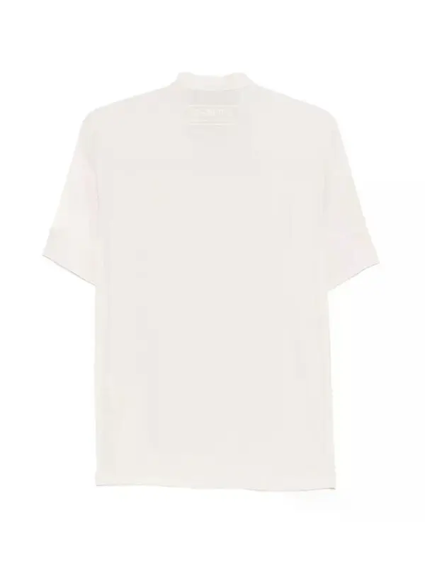 Iceberg Beige Collarless Shirt