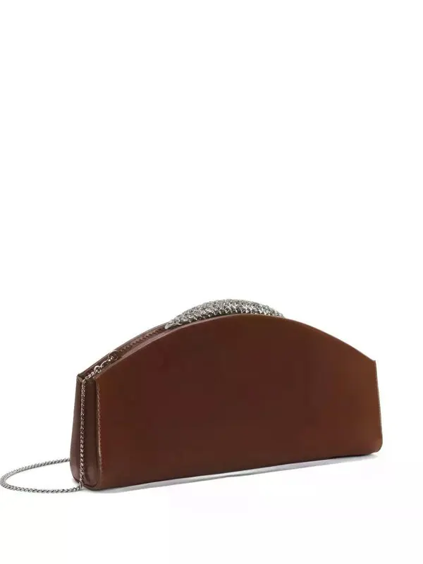 GIUSEPPE ZANOTTI Atena Clutch Bag - Brown