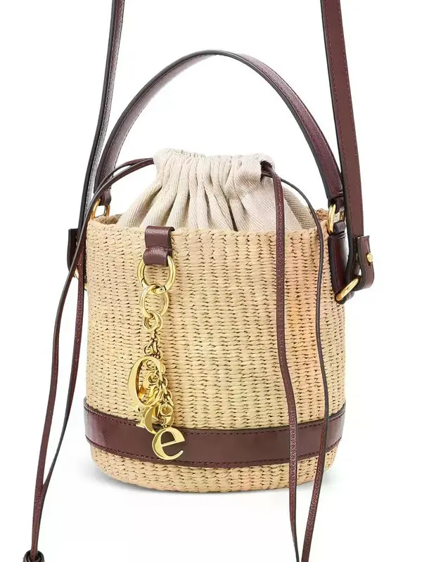 Chloé Embellished Bucket Bag - Neutrals