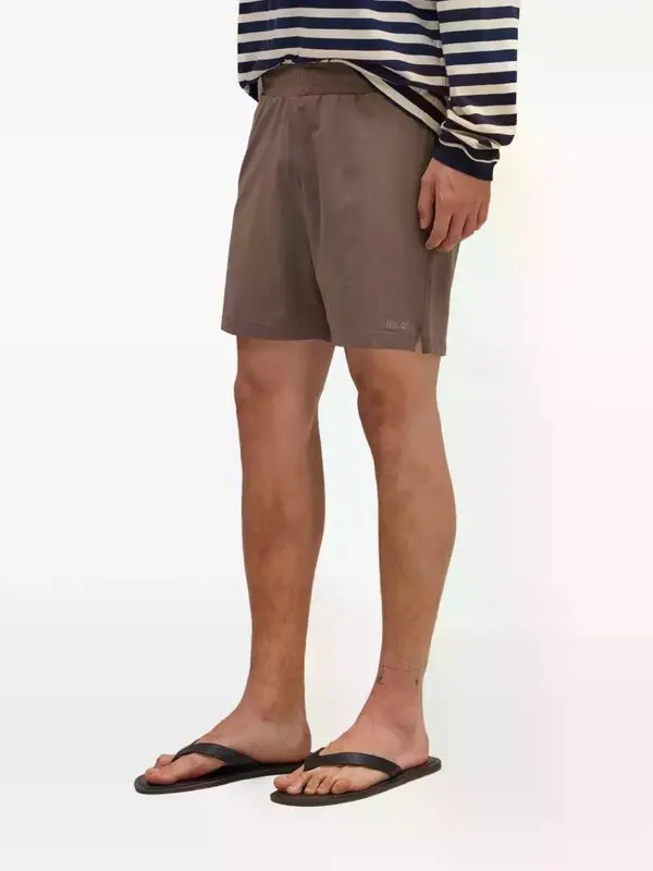Nn07 Embroidered Elasticated Shorts