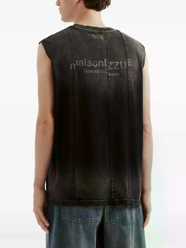 Izzue Crew Neck Sleeveless T-shirt