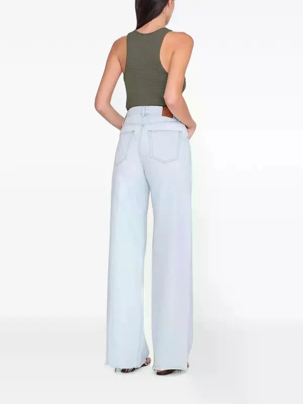 ANINE BING Cole Ribbed Tank Top - Green