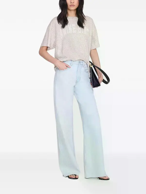 ANINE BING Cade Leopard-print T-shirt