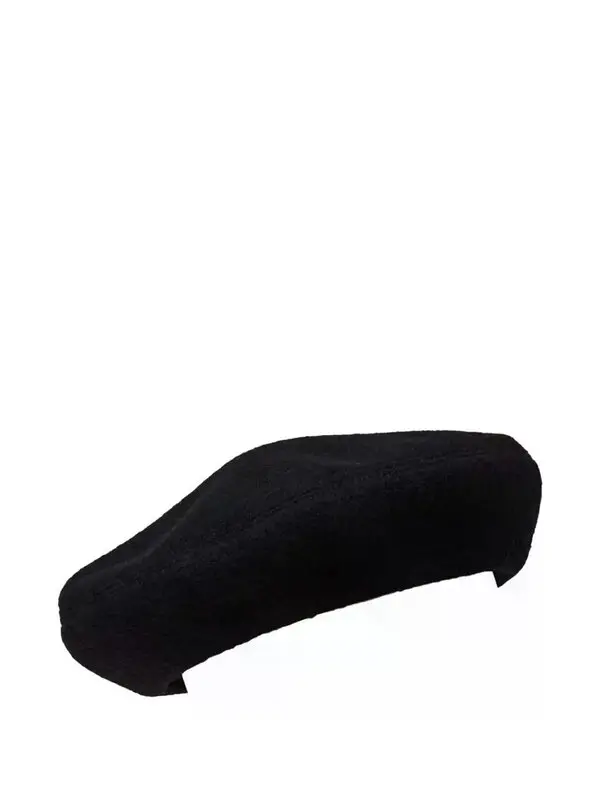 Loro Piana Textured Beret - Black