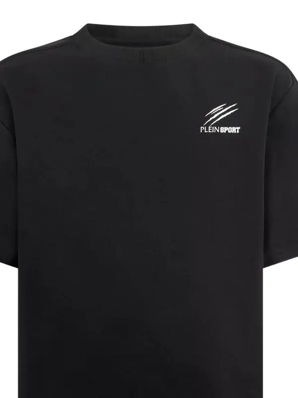 PLEIN SPORT Rubberised Round Neck T-shirt