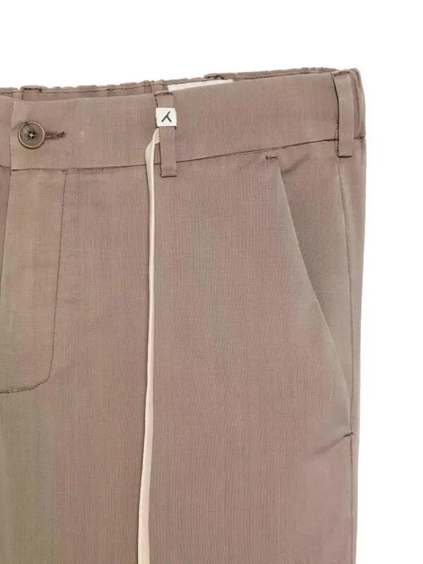 MYTHS Drawstring Trousers - Brown