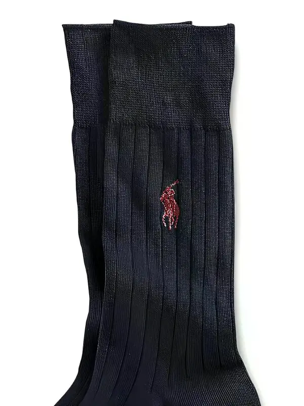 Polo Ralph Lauren Embroidered Logo Ribbed Socks