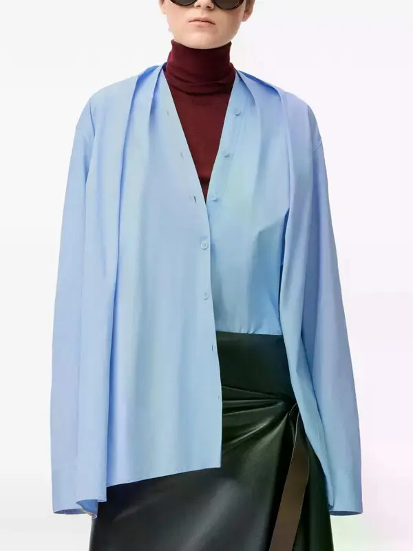 Loewe Draped Cotton Shirt