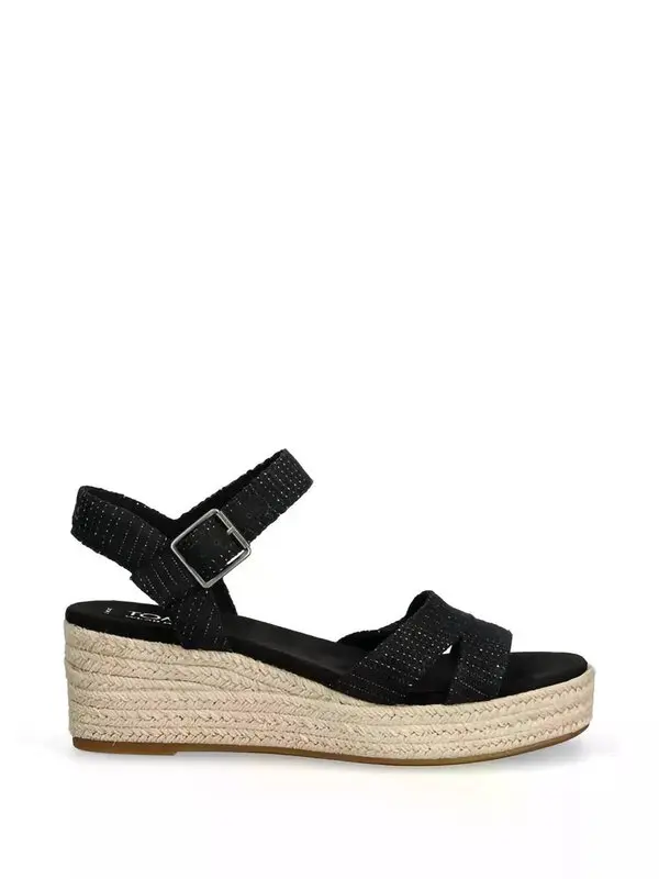 Toms Audrey Buckle Espadrille Sandals