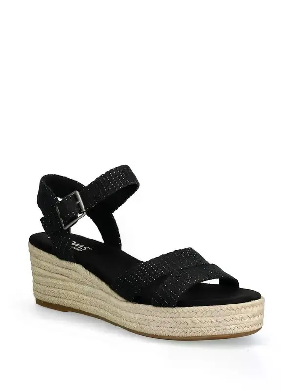 Toms Audrey Buckle Espadrille Sandals