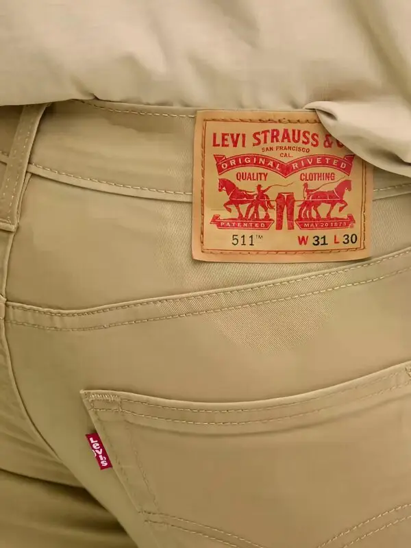 LEVI'S 511 Button-fastening Jeans - Neutrals
