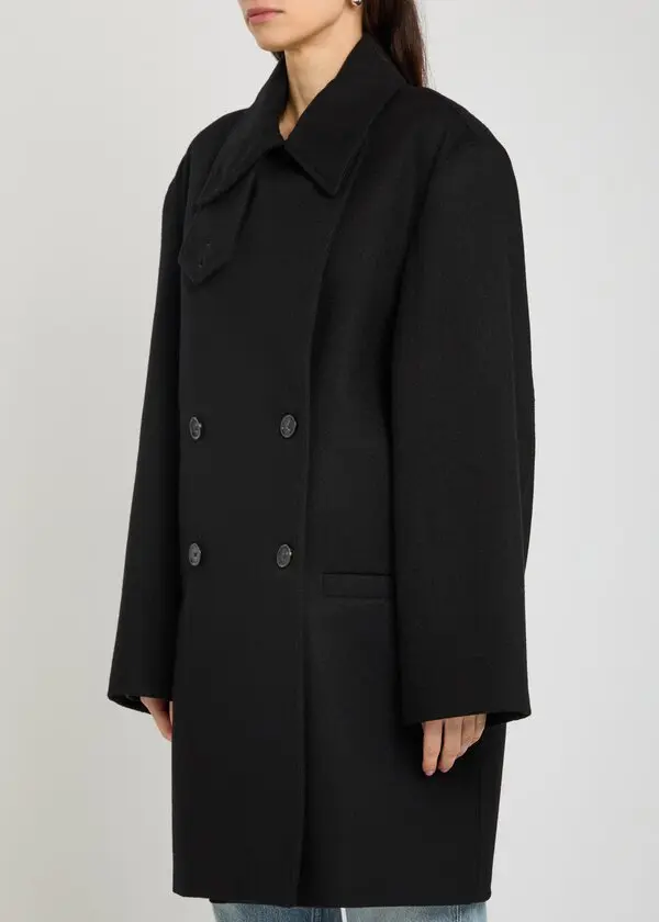TOTEME Double-breasted Wool Peacoat