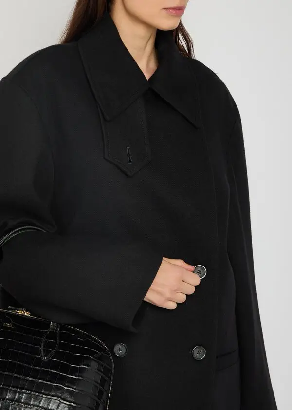 TOTEME Double-breasted Wool Peacoat