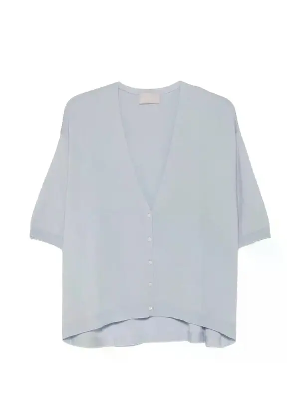 Hemisphere V-neck Button Cardigan