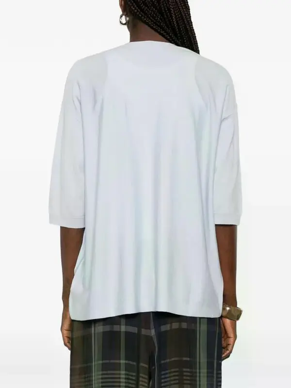 Hemisphere V-neck Button Cardigan