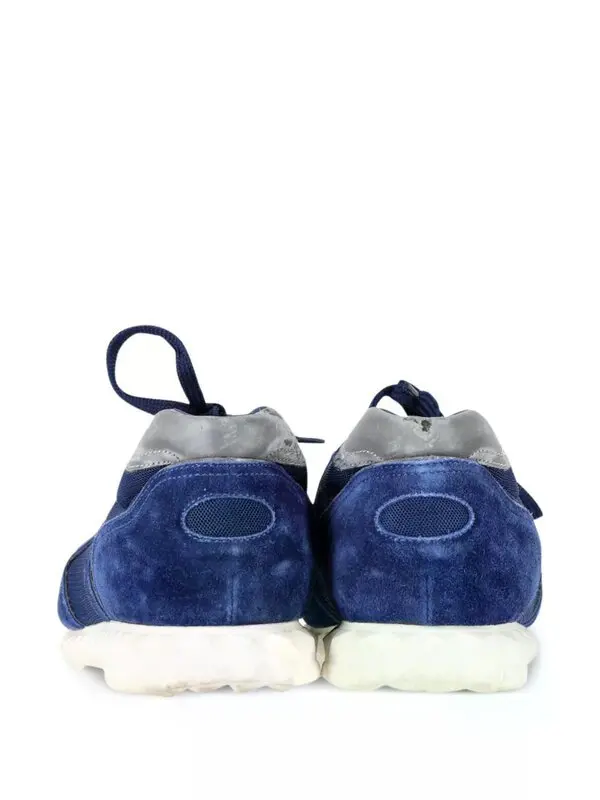 Valentino Garavani Mesh Suede Lace-up Sneakers