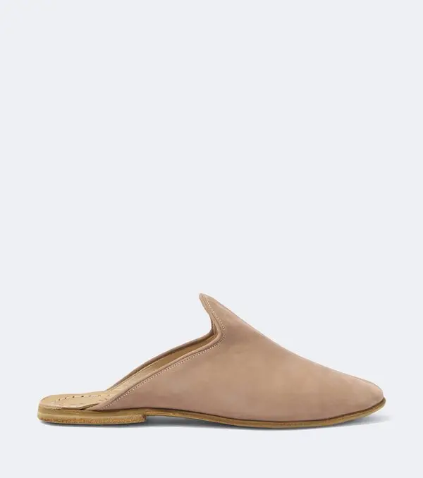 Sabah Baba Leather Mules - Beige