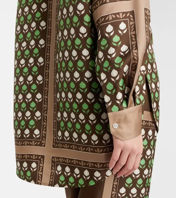 Tory Burch Printed Silk Shirt